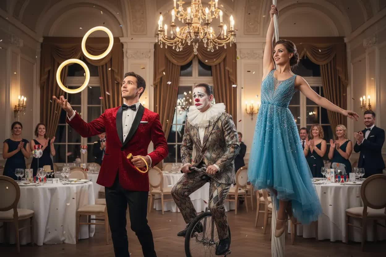 circus shows and clowns: how to find entertainers