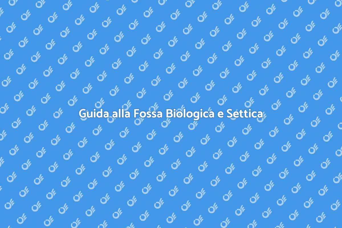 Fossa Biologica o Fossa Settica?