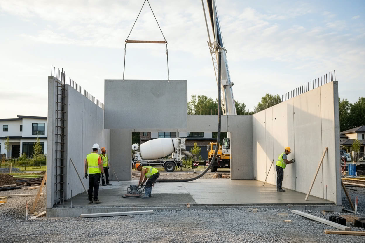 Quanto costa costruire un garage in cemento?